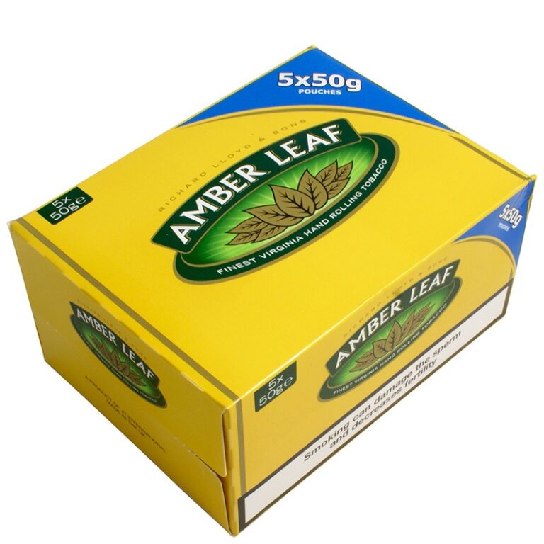 Amber Leaf Original 5x50g - Rare Backwoods Cigars