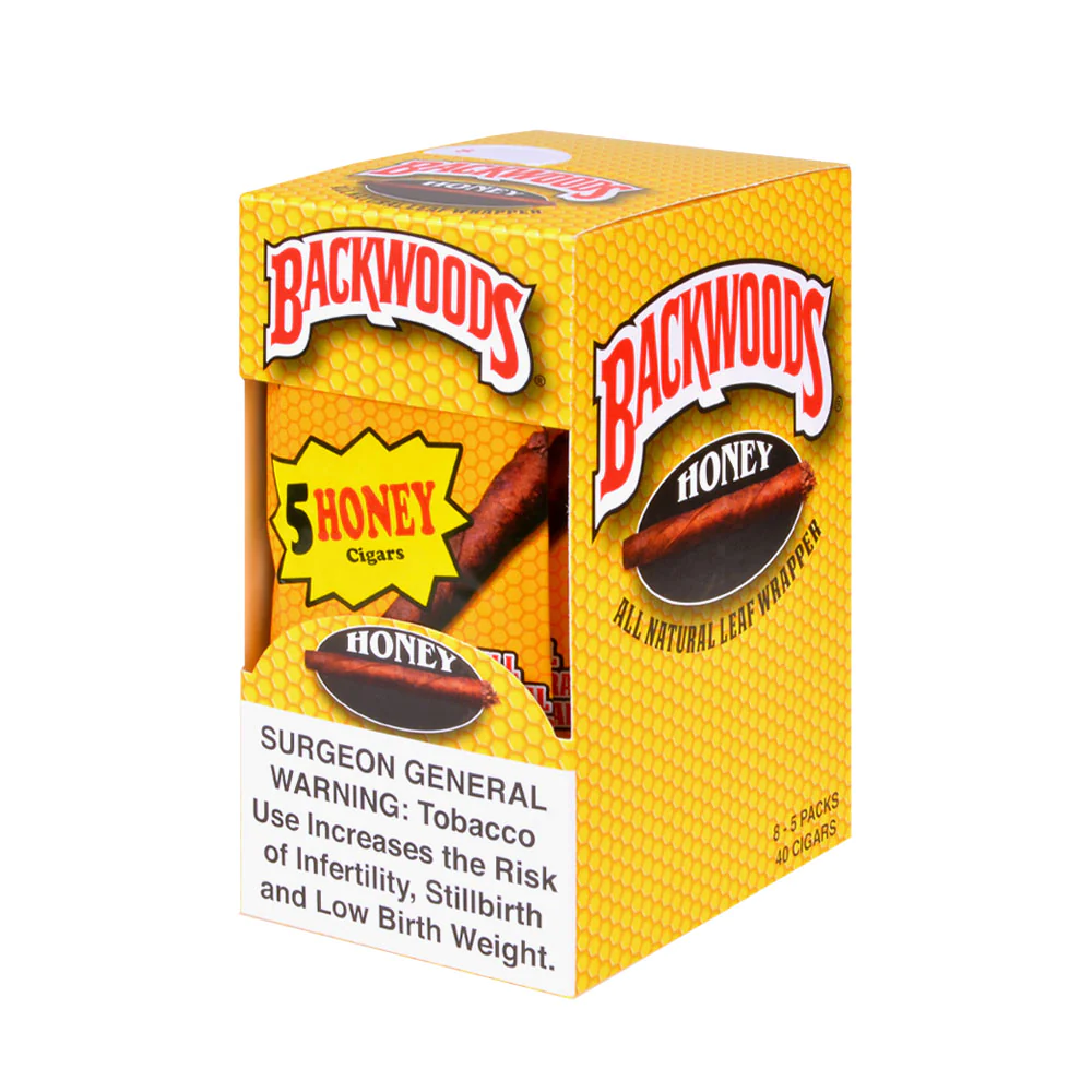 Backwoods Honey Cigars (8×5 Packs) - Rare Backwoods Cigars